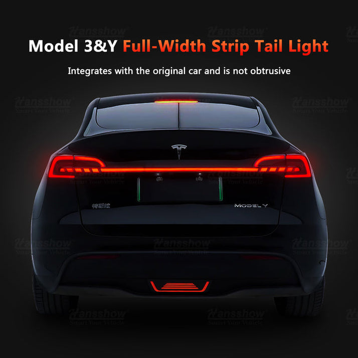 Model 3/Y Starlink Full-Width Strip Tail Light | EV Bandit