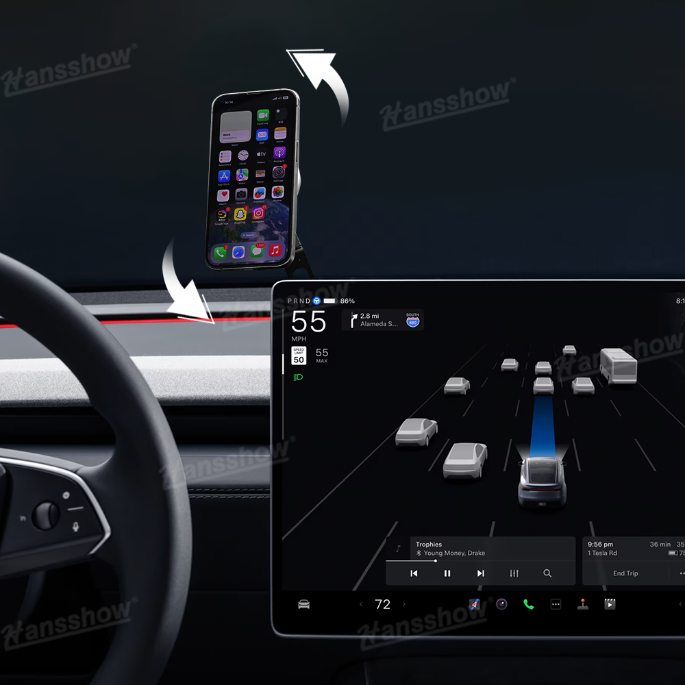 Model Y Juniper Phone Holder 360° Rotating Magnetic Cell Phone Mount ...