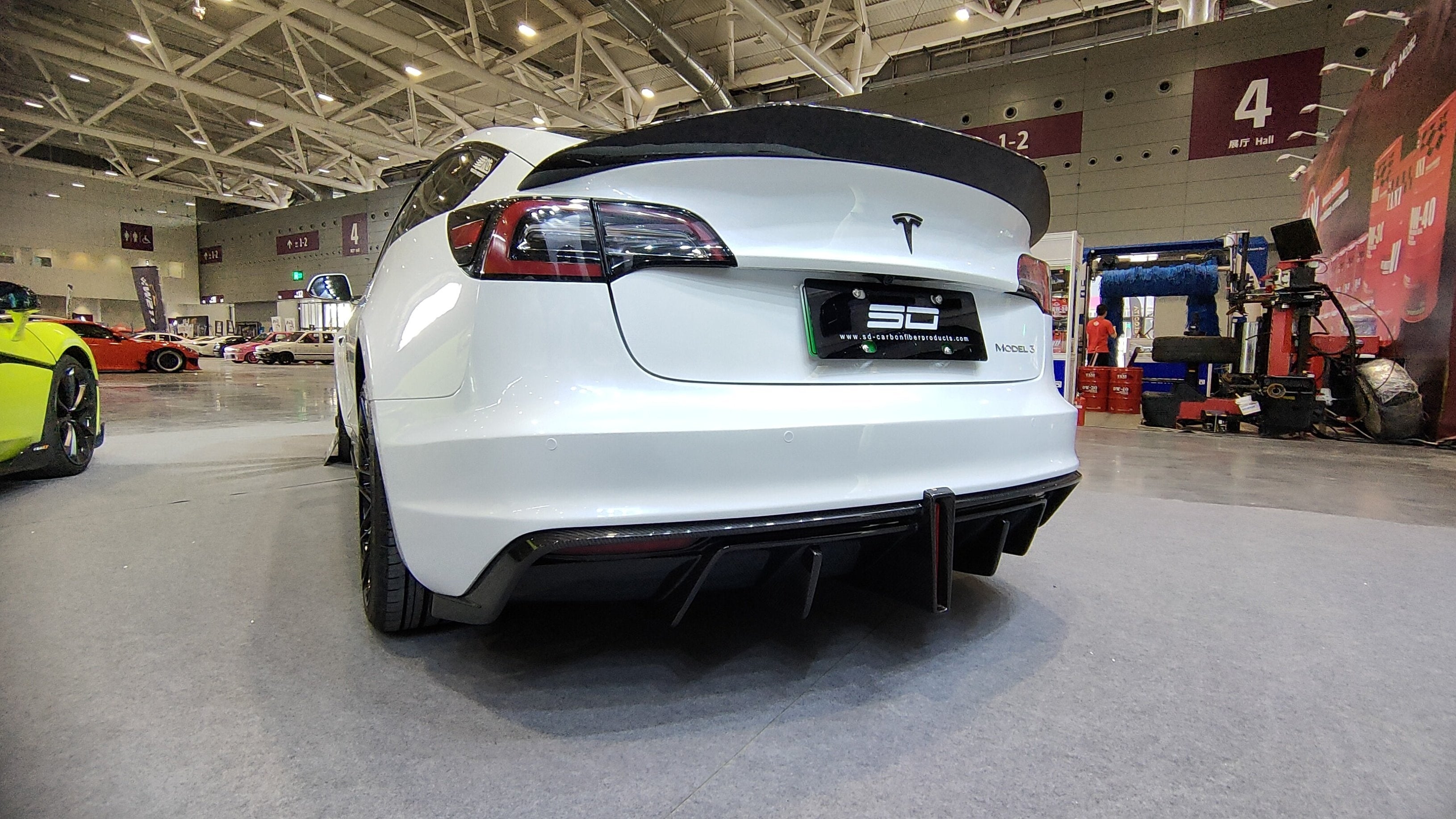 "Crypton" Carbon Fiber Full Body Kit For Tesla Model 3 | EV Bandit