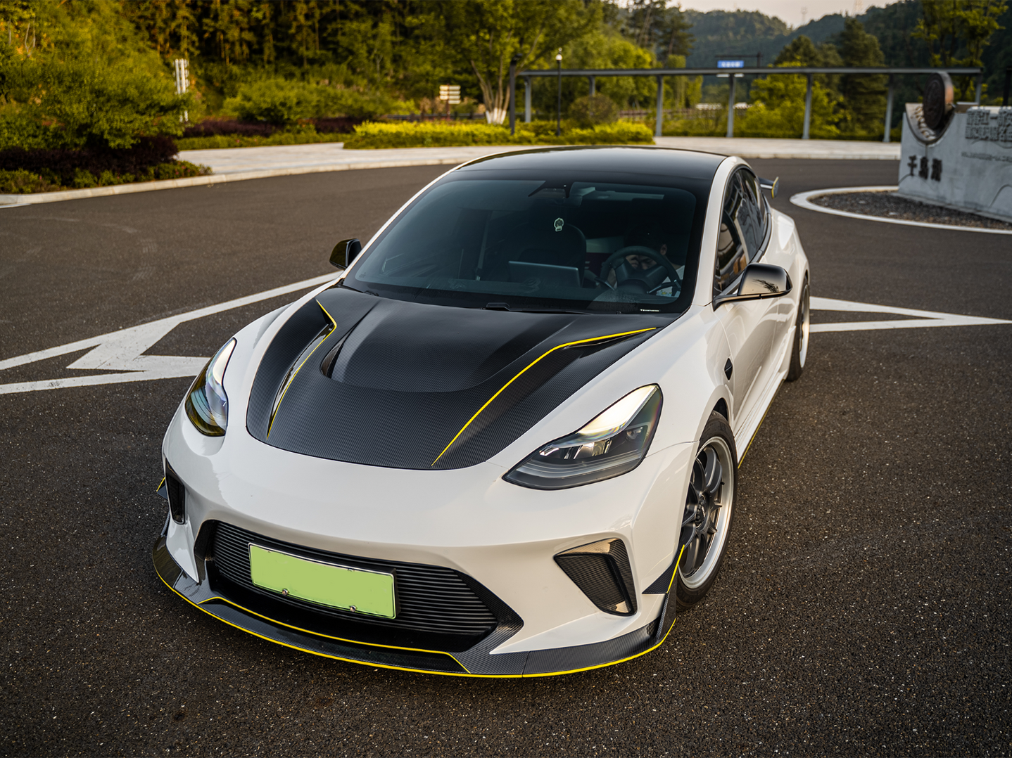 "Hacker" Narrow Body Full Body Kit For Tesla Model 3 | EV Bandit
