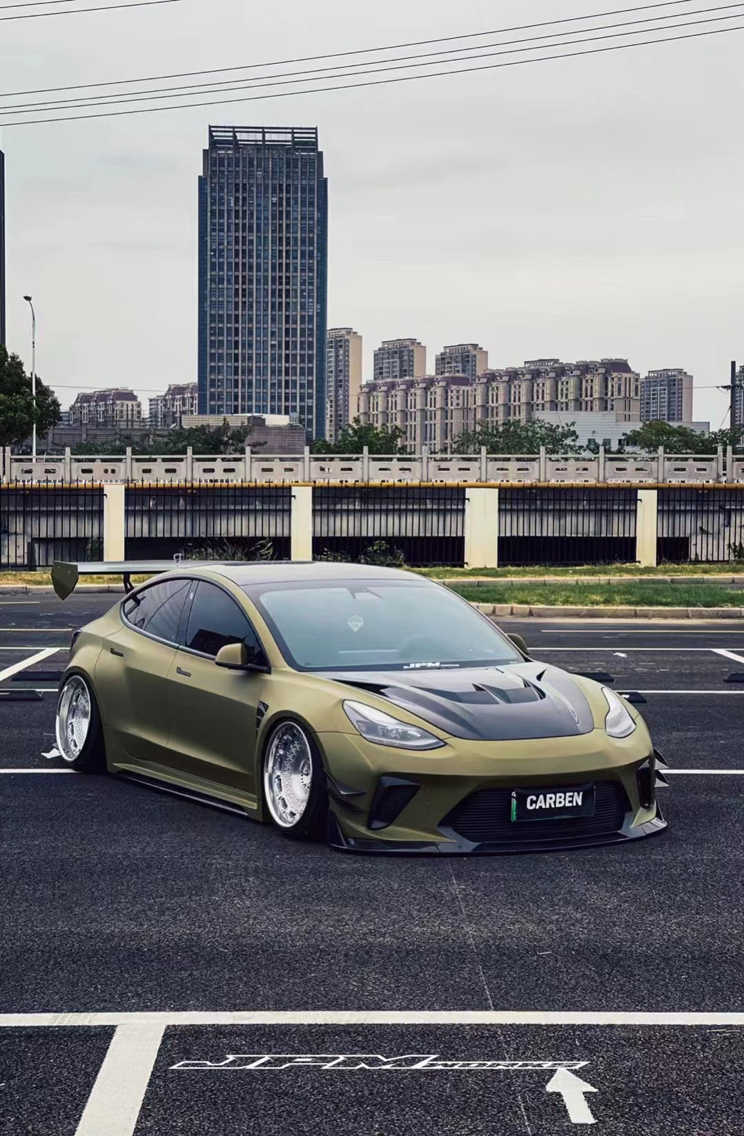"Hacker" Widebody Full Body Kit For Tesla Model 3 | EV Bandit