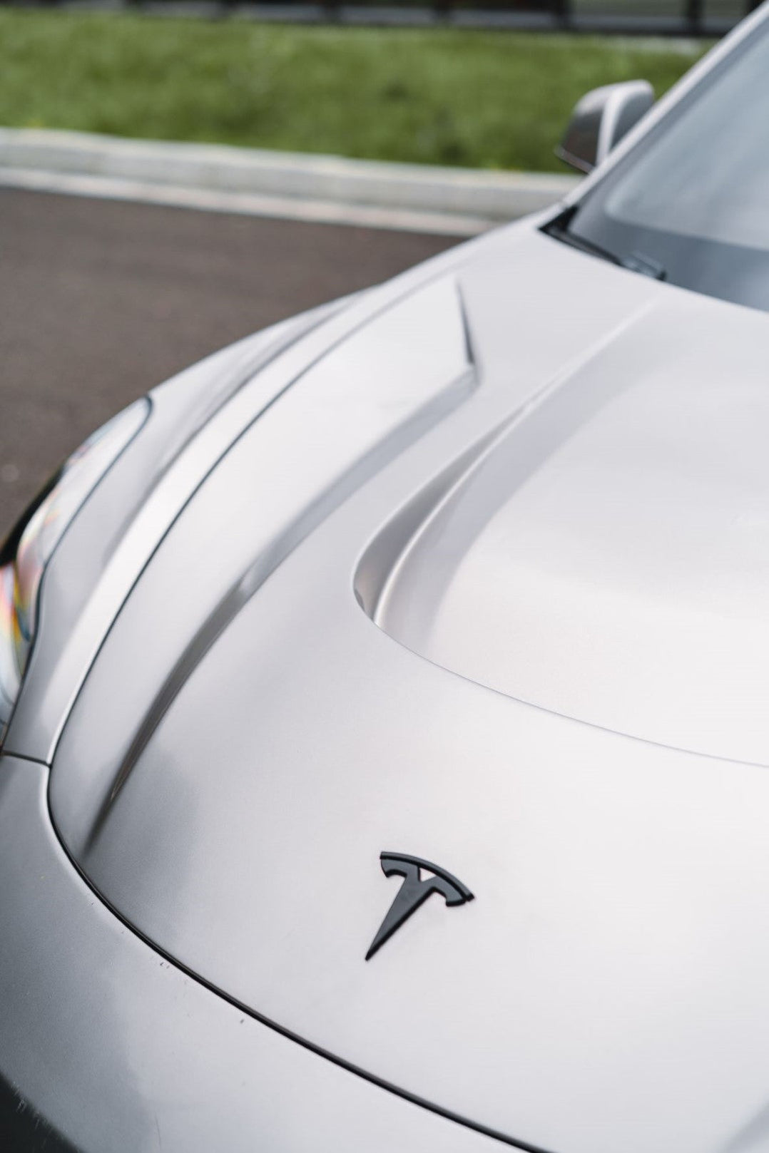 "Hacker" V1 Hood Bonnet For Tesla Model 3 | EV Bandit