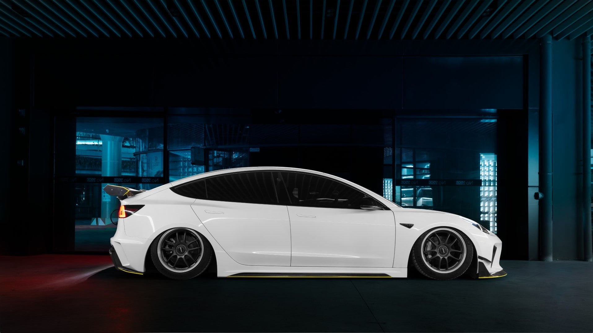 "Hacker" Narrow Body Full Body Kit For Tesla Model 3 | EV Bandit