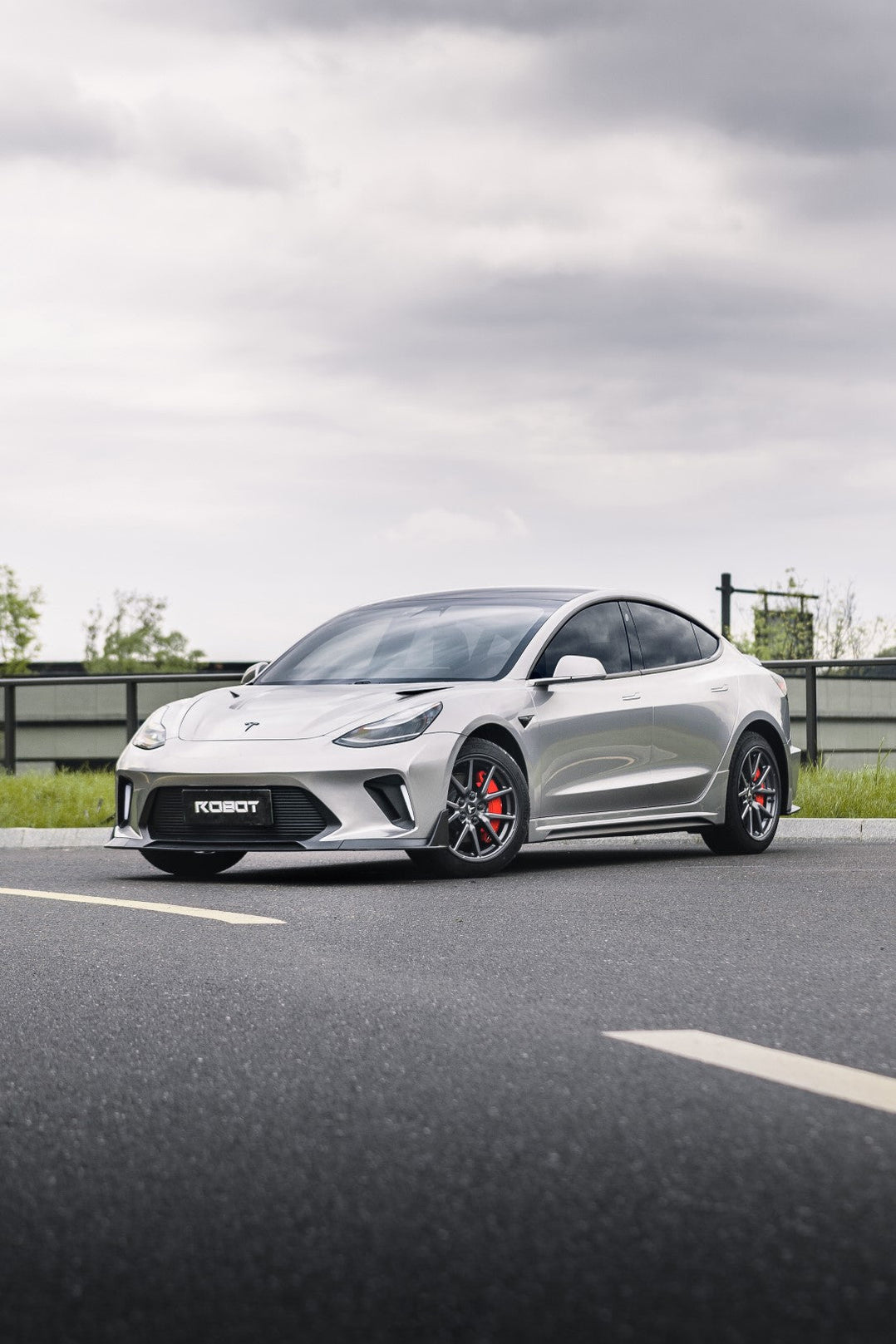 "Hacker" Narrow Body Full Body Kit For Tesla Model 3 | EV Bandit