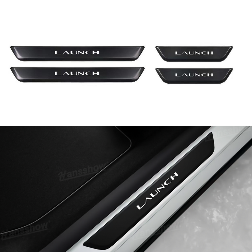Tesla Model Y Juniper LED Welcome Pedal Door Sill Protector With LAUNCH ...