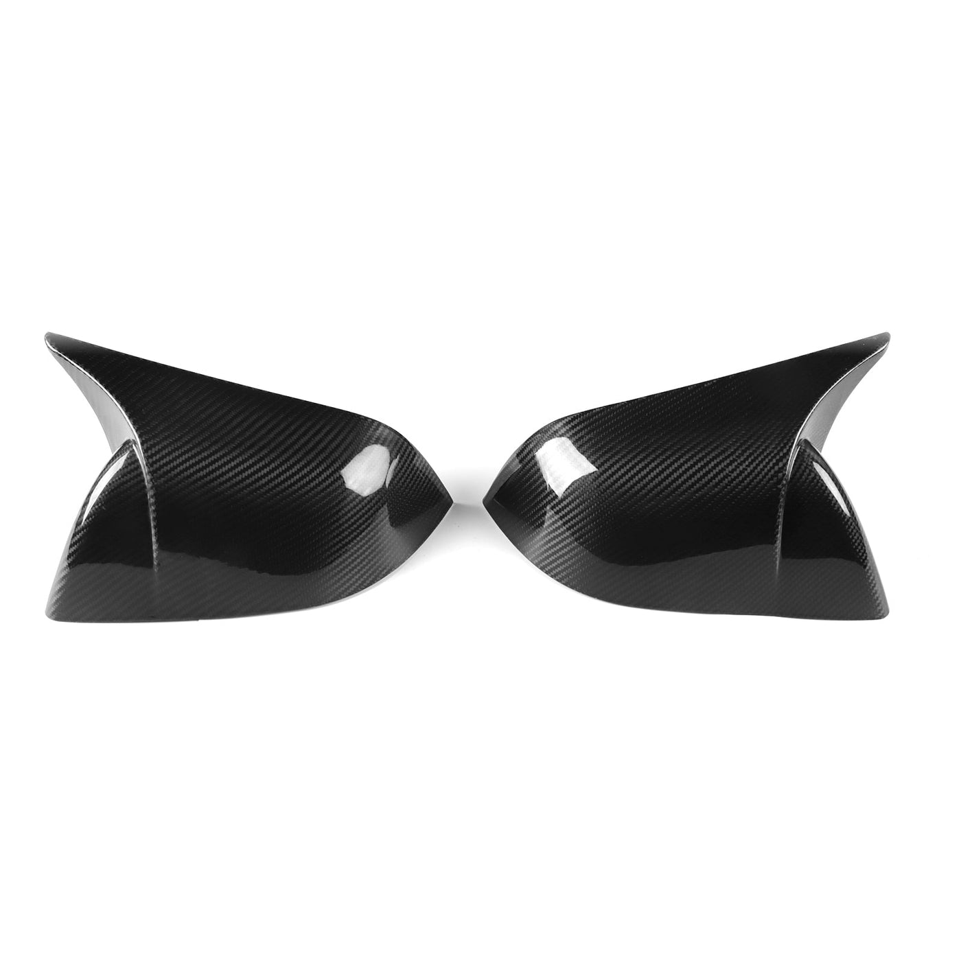 Dry Carbon Fiber Mirror Caps for Model S/X | Sporty Style | 2 Finishes ...