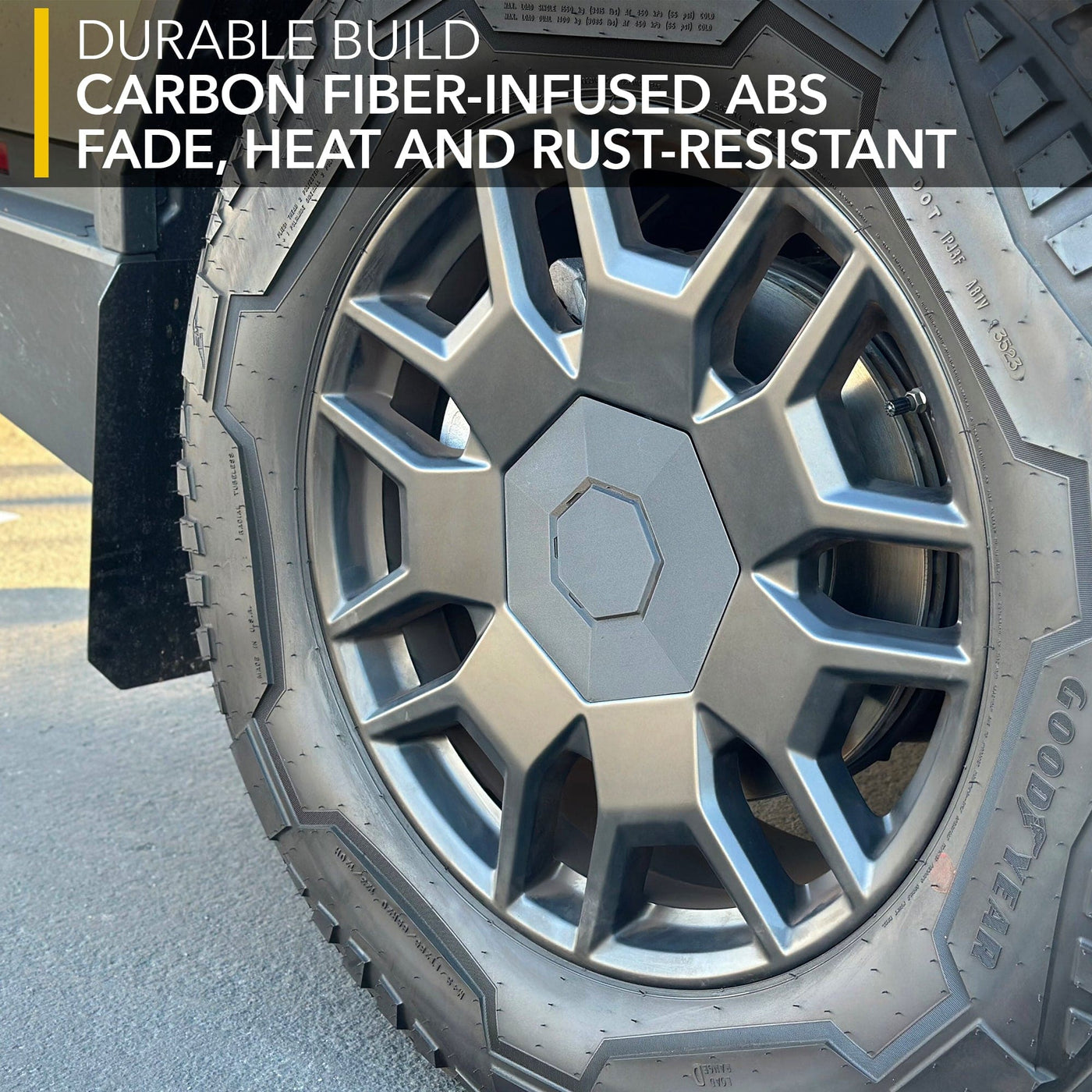 Wheel Covers | Tesla Cybertruck - Center Hub Caps | EV Bandit