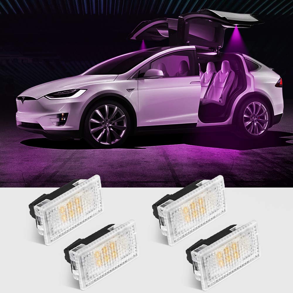 Pink Trunk & Frunk Lamp Set | Tesla Model X/S/3/Y | EV Bandit