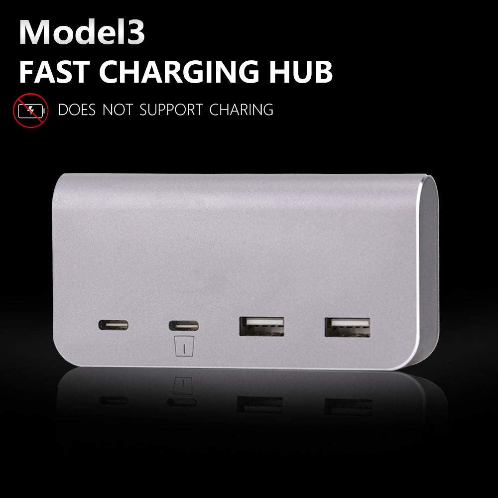 2020-2021 USB Hub Center Console Adapter | Tesla Model 3 & Y | EV Bandit