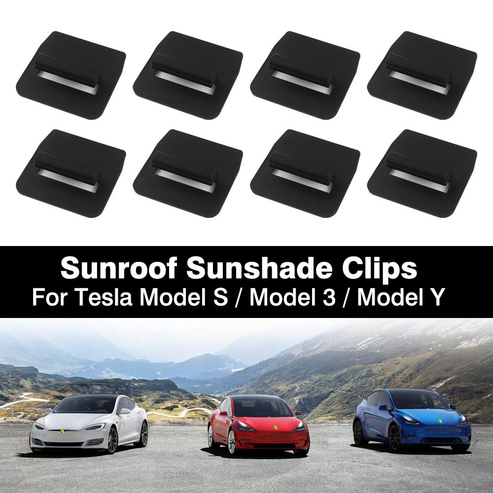 Spare Sunshade Clips | Tesla Models S|3|X|Y | EV Bandit