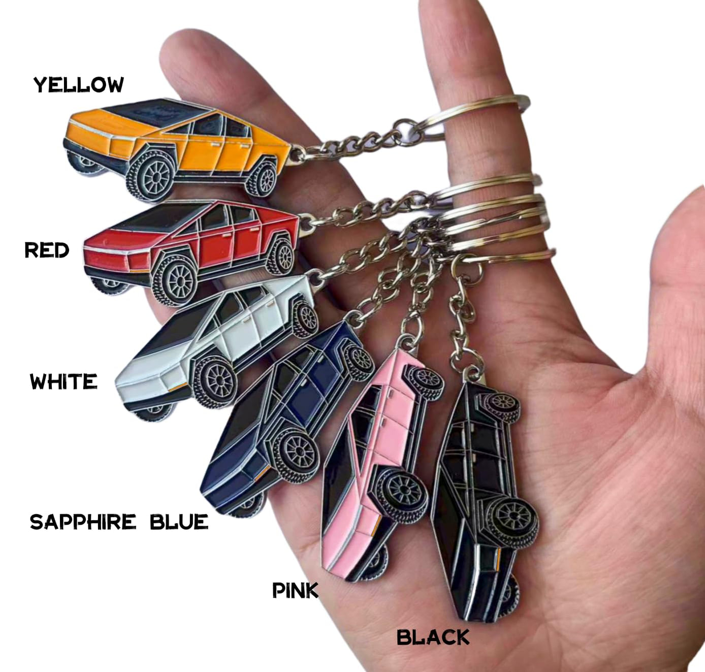 Cybertruck Keychain | 2024+ Tesla Cybertruck | EV Bandit