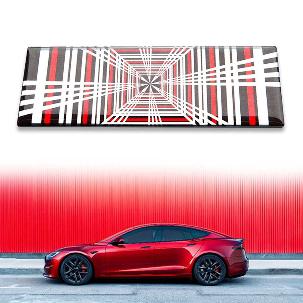 Tesla Plaid Emblem | EV Bandit