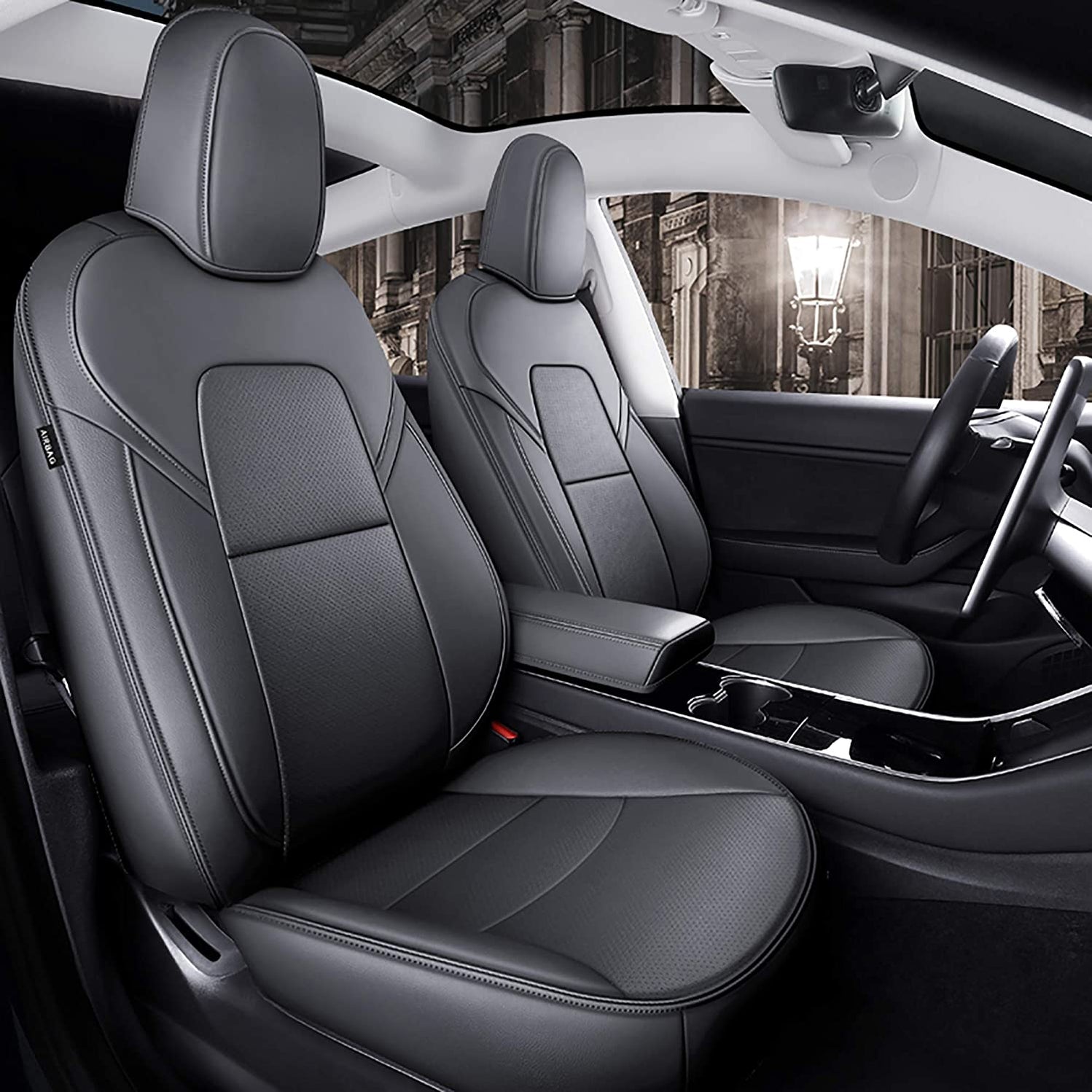 Tesla Model 3 Leather Seat Covers | EV Bandit