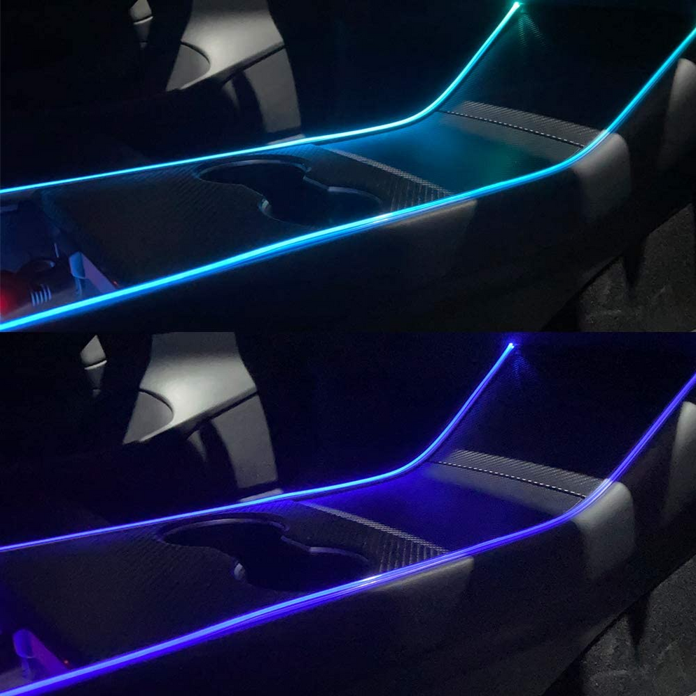 Interior LED Light Strip + App Controller | Tesla Model 3/Y (2017-2020 ...