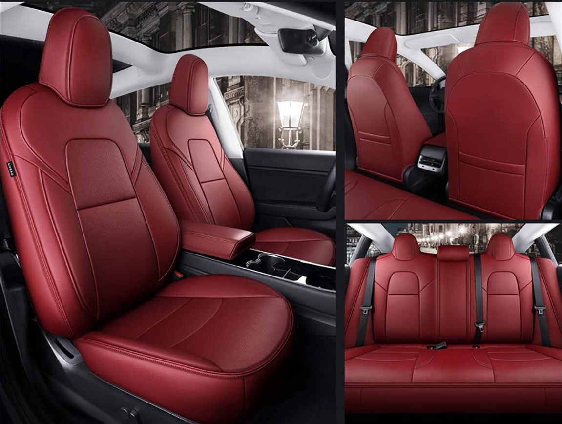 Tesla Model 3 Leather Seat Covers | EV Bandit